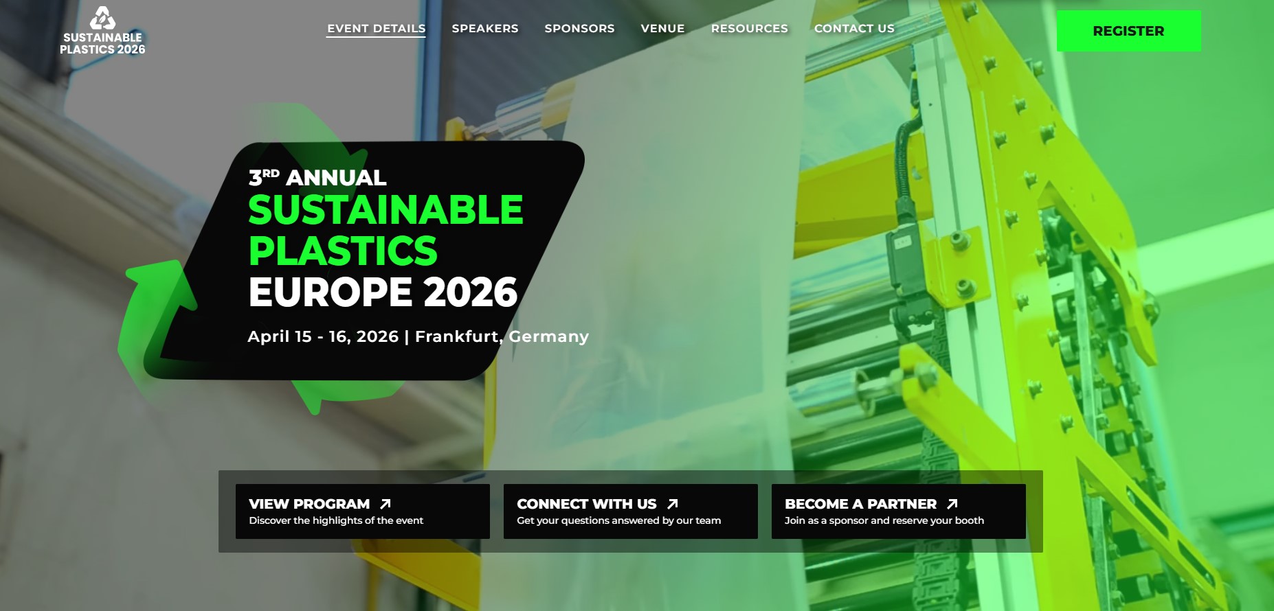 Sustainable Plastics Europe 2026 | Register Now